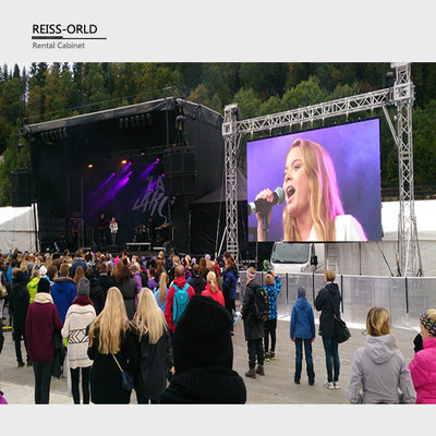 P3 Outdoor LED Video Display Rental Low Attenuation Good Weather Ability