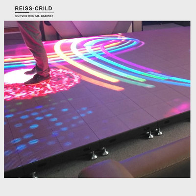 Fixed RGB LED Dance Floor 250x250mm Module Size Seamless Splicing