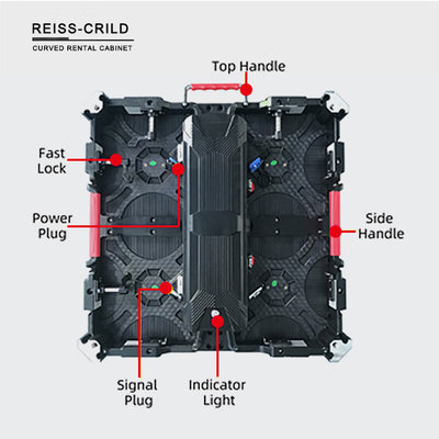 SMD1921 P4.81 RGB Indoor LED Rental Screen For Stage