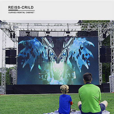 300W/sqm IP65 6500cd/sqm SMD3535 Outdoor Rental LED Display