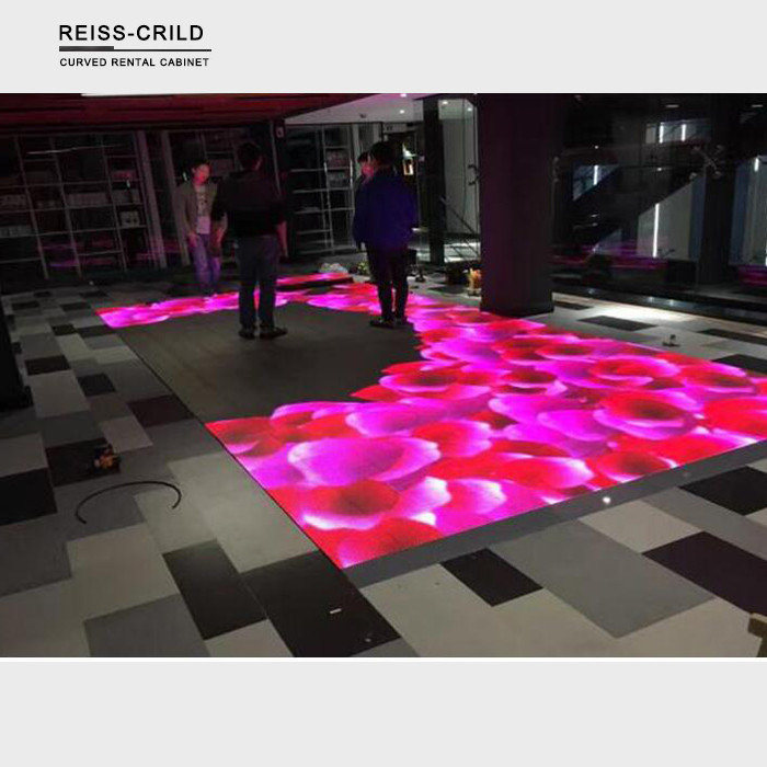 Low Attenuation Lighted Dance Floor Panels Customized Size Wide Viewing Angle