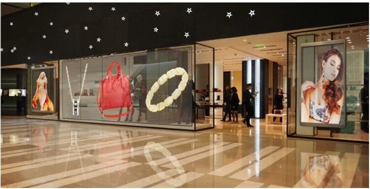 Aluminum LED Transparent Video Glass Screen Good Weather Resistance