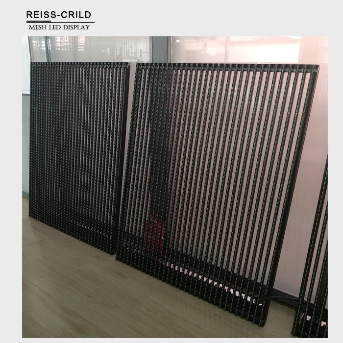 Energy Saving LED Mesh Display , Stainless Dip LED Display Fast Heat Dissipation